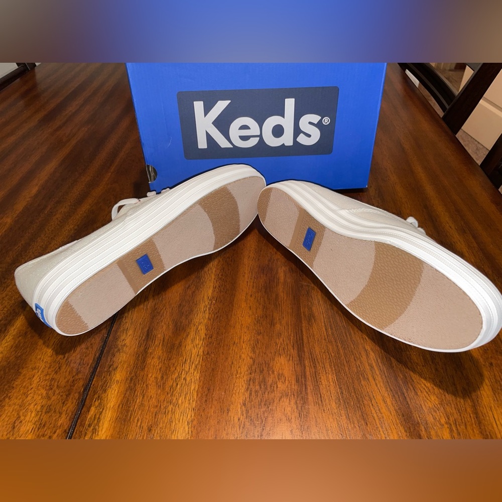 Keds Triple Kick Iridescent Lace-Up Sneakers Women’s … - Gem